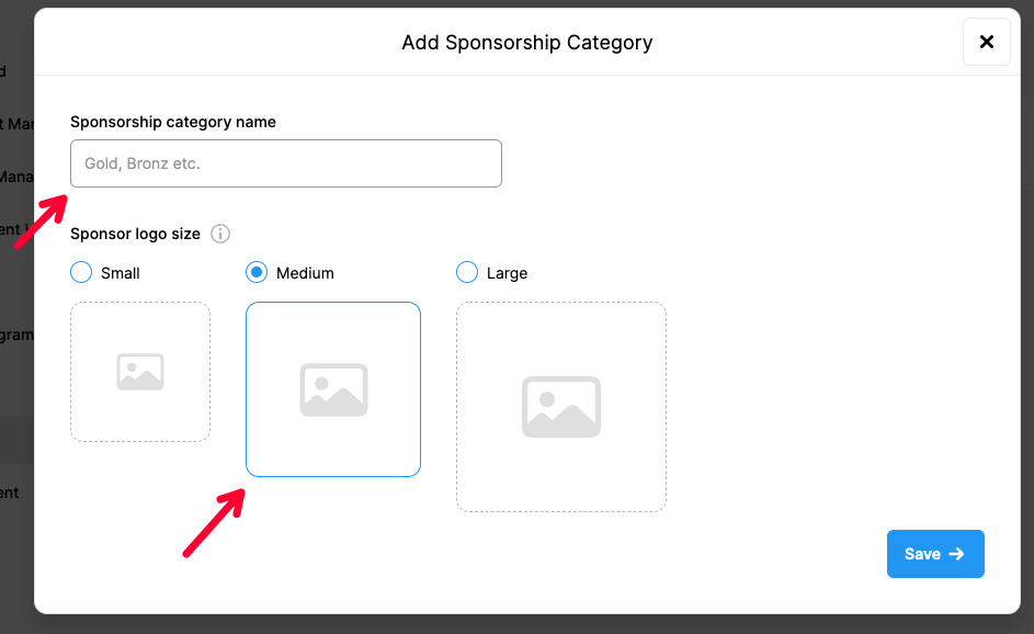 How to create a sponsorship category and add a new sponsor? – MeetingHand